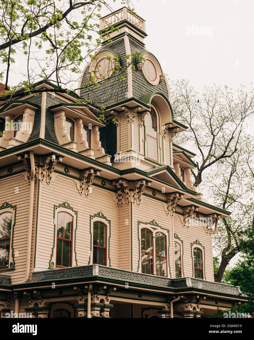 The historic Heck-Andrews House, in Raleigh, North Carolina Stock Photo ...