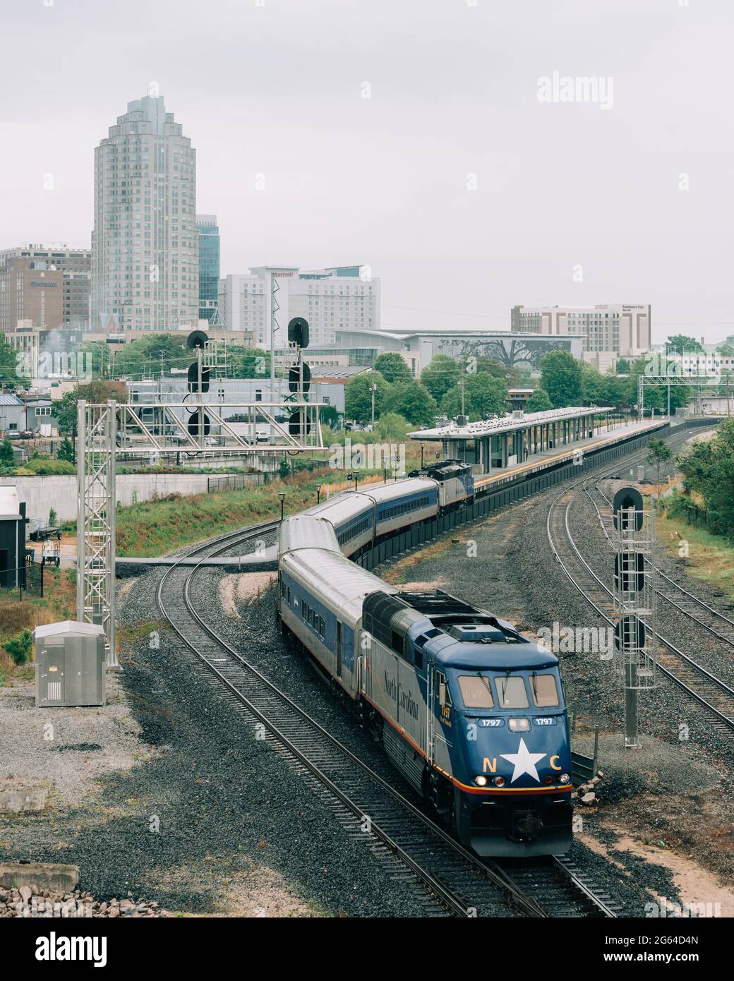 Raleigh train tracks hi-res stock photography and images - Alamy