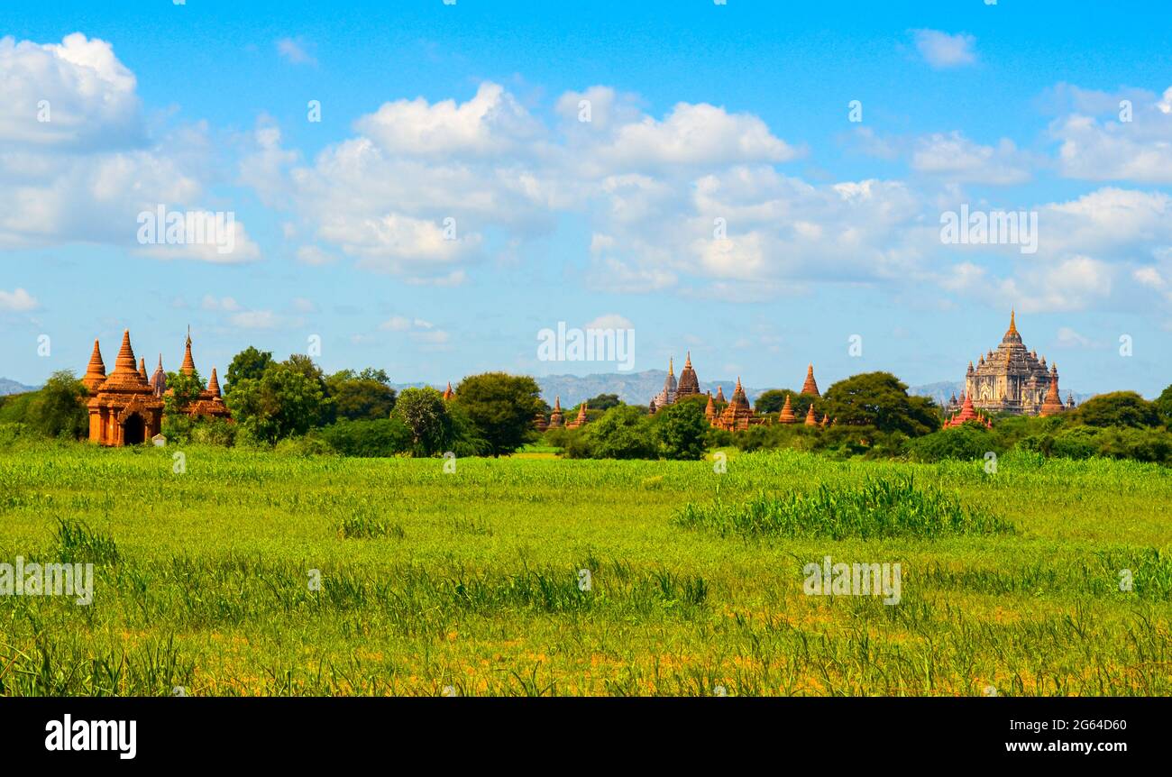 The plain of Temples of Bagan, Myanmar (Burma Stock Photo - Alamy