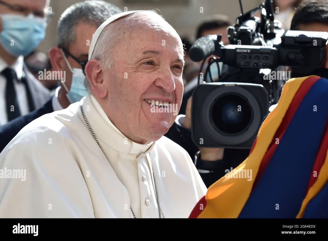Vatican City State, Vatikanstadt. 30th June, 2021. Pope Francis public ...