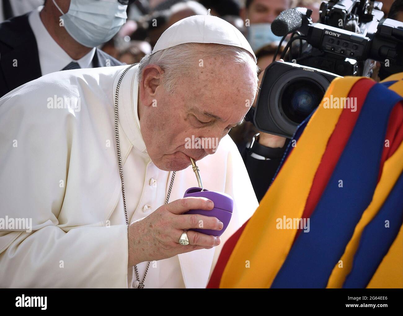 Vatican City State, Vatikanstadt. 30th June, 2021. Pope Francis public ...