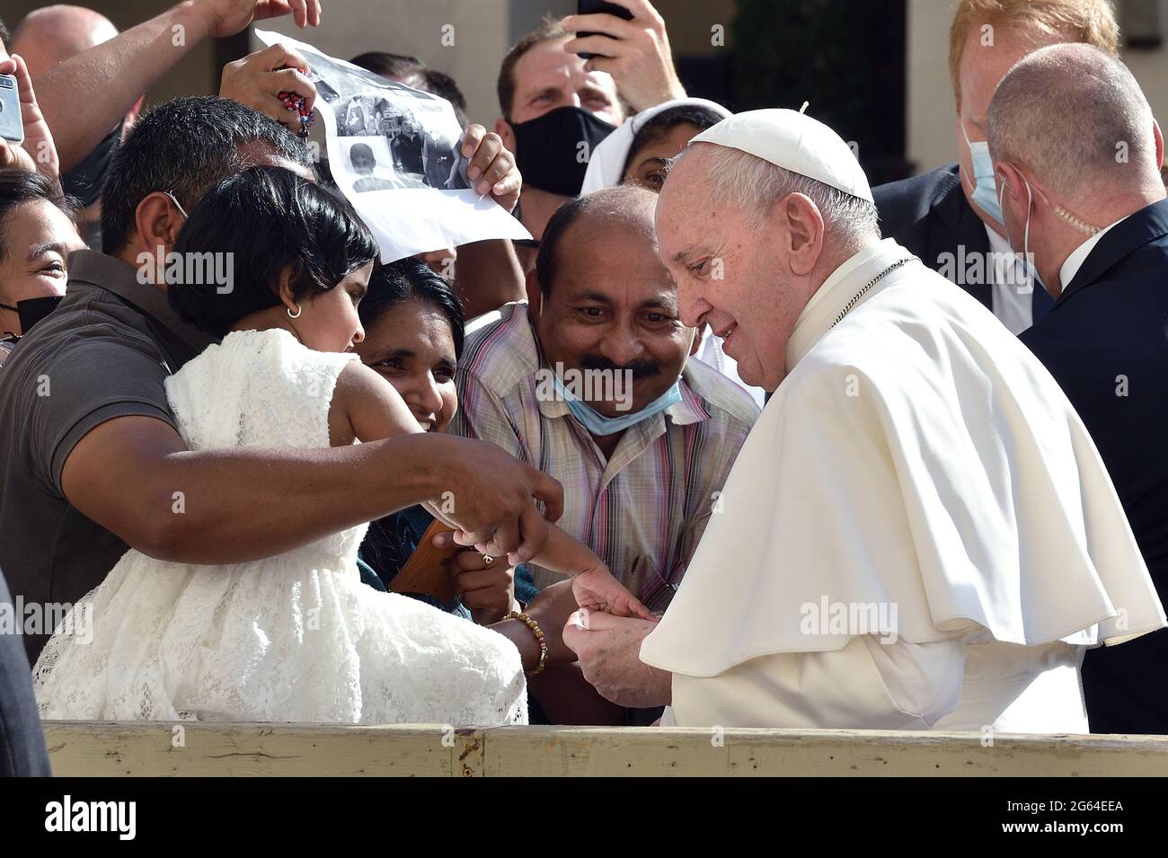 Vatican City State, Vatikanstadt. 30th June, 2021. Pope Francis public ...