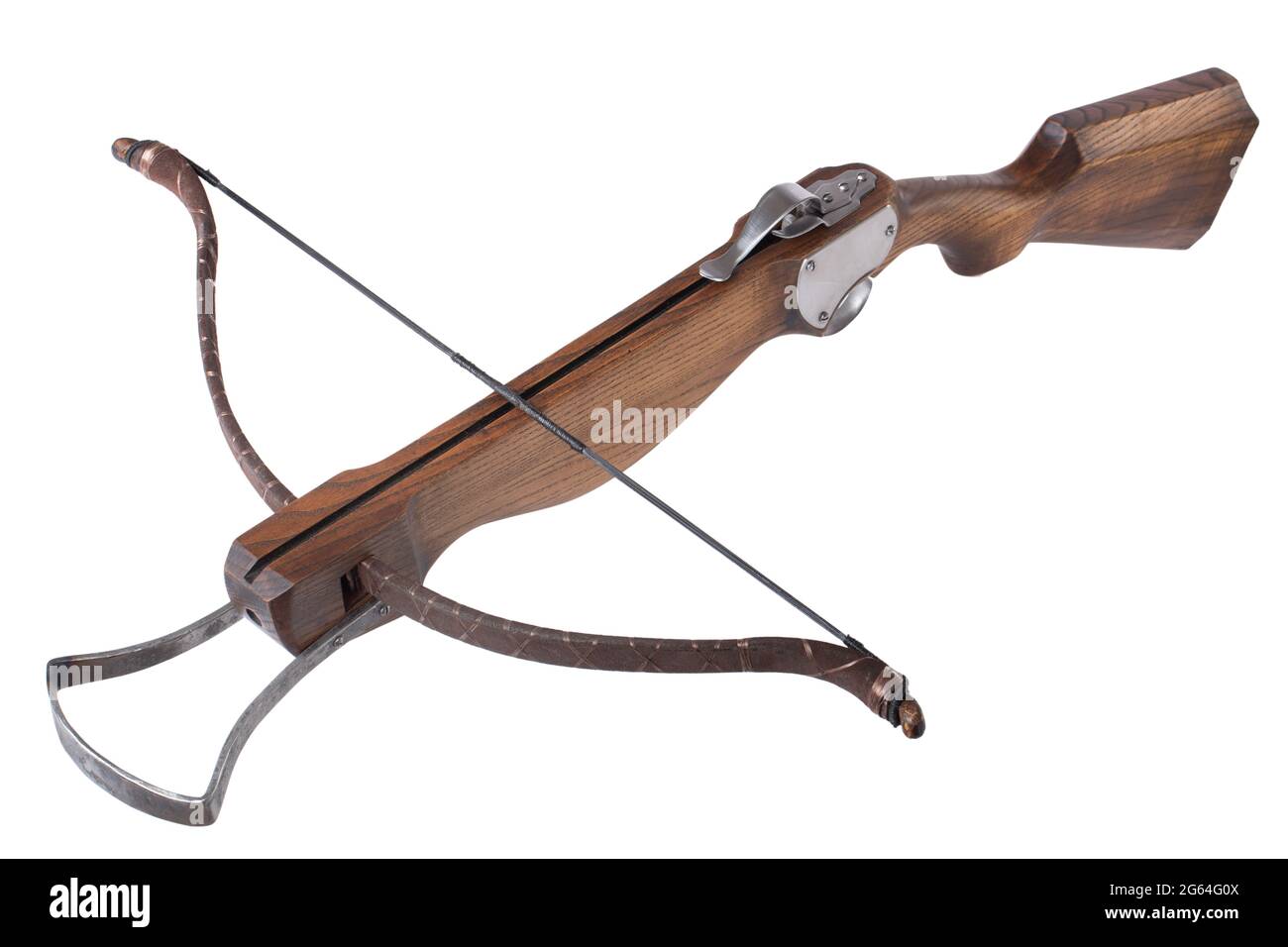 medieval crossbow isolated on white background Stock Photo - Alamy