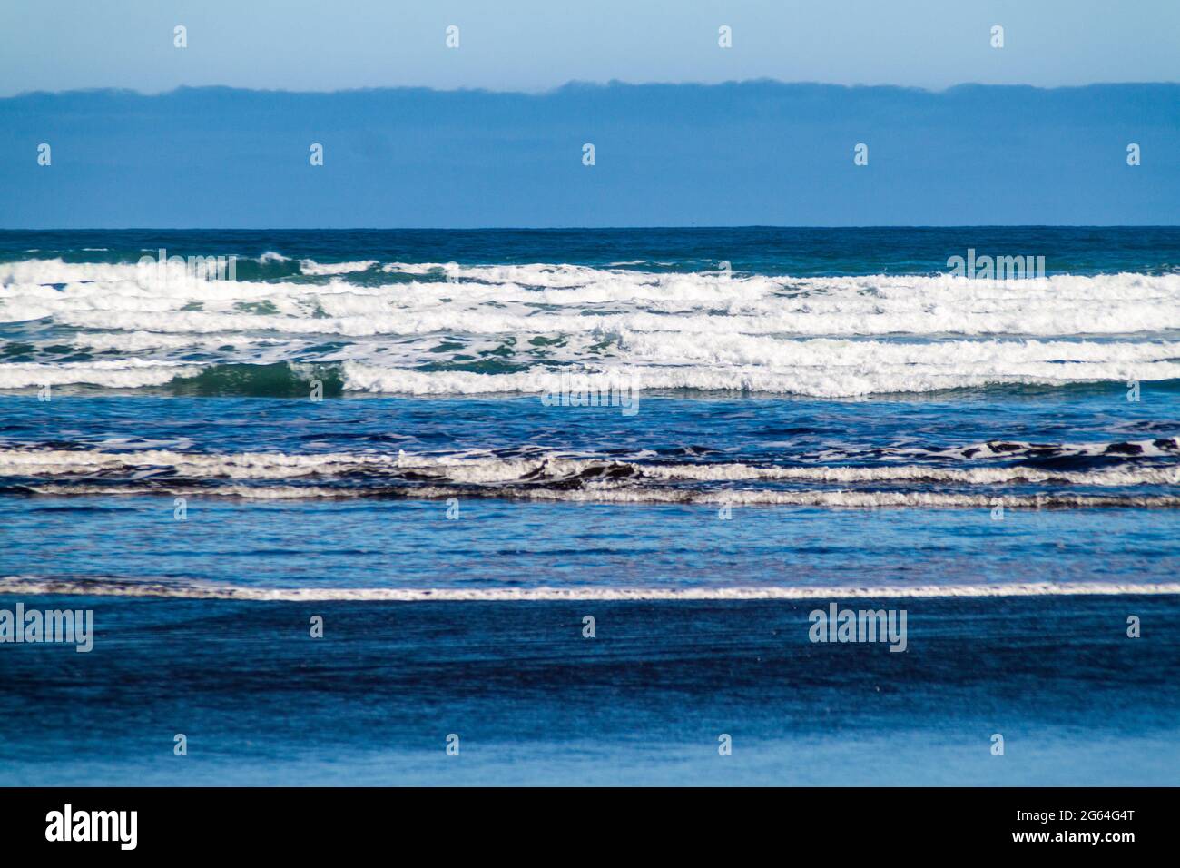 Waves on Pacific Ocean, National Park Chiloe, Chile Stock Photo - Alamy