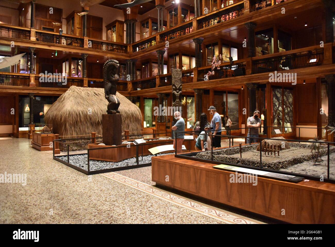 Oahu, Hawaii. U.S.A. 6/9/2021. (Ambient light/flash) Bishop Museum 1889 ...