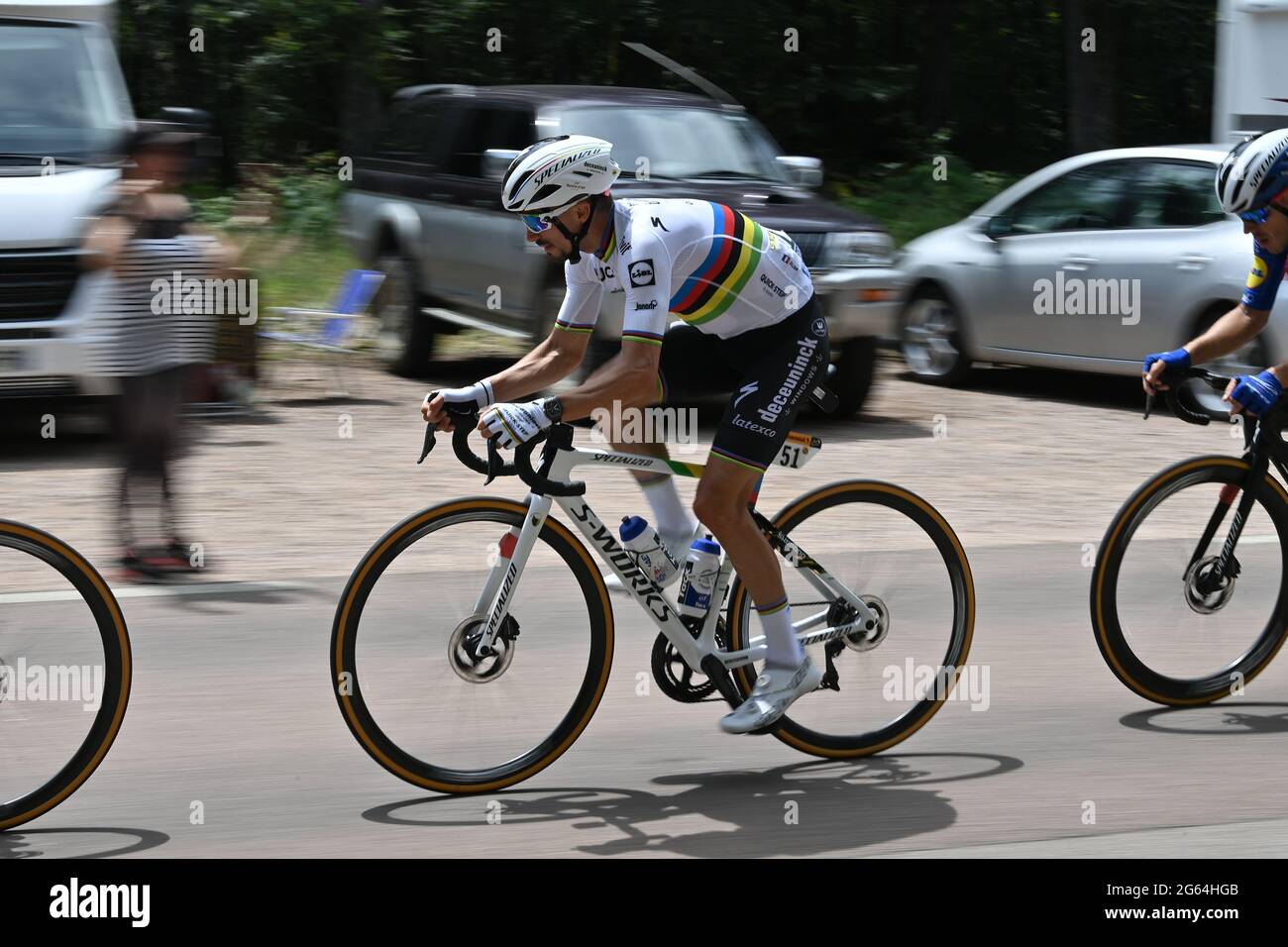 Le Creusot, France. 02nd July, 2021. Julian Alaphilippe. for team ...