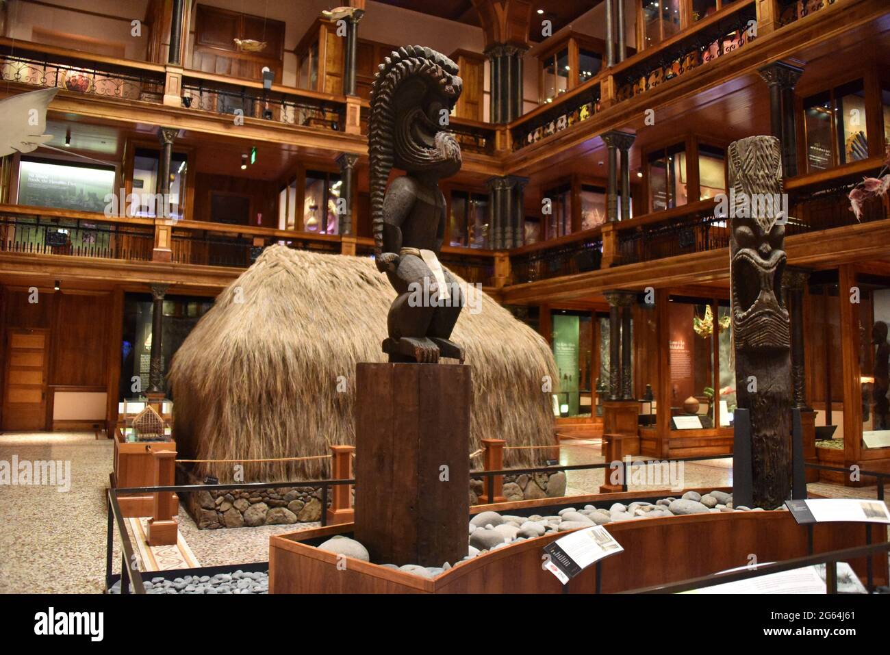 Oahu, Hawaii. U.S.A. 6/9/2021. (Ambient light/flash) Bishop Museum 1889 ...