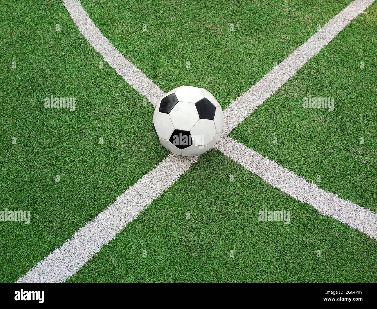 Elevated view of soccer field hi-res stock photography and images - Alamy