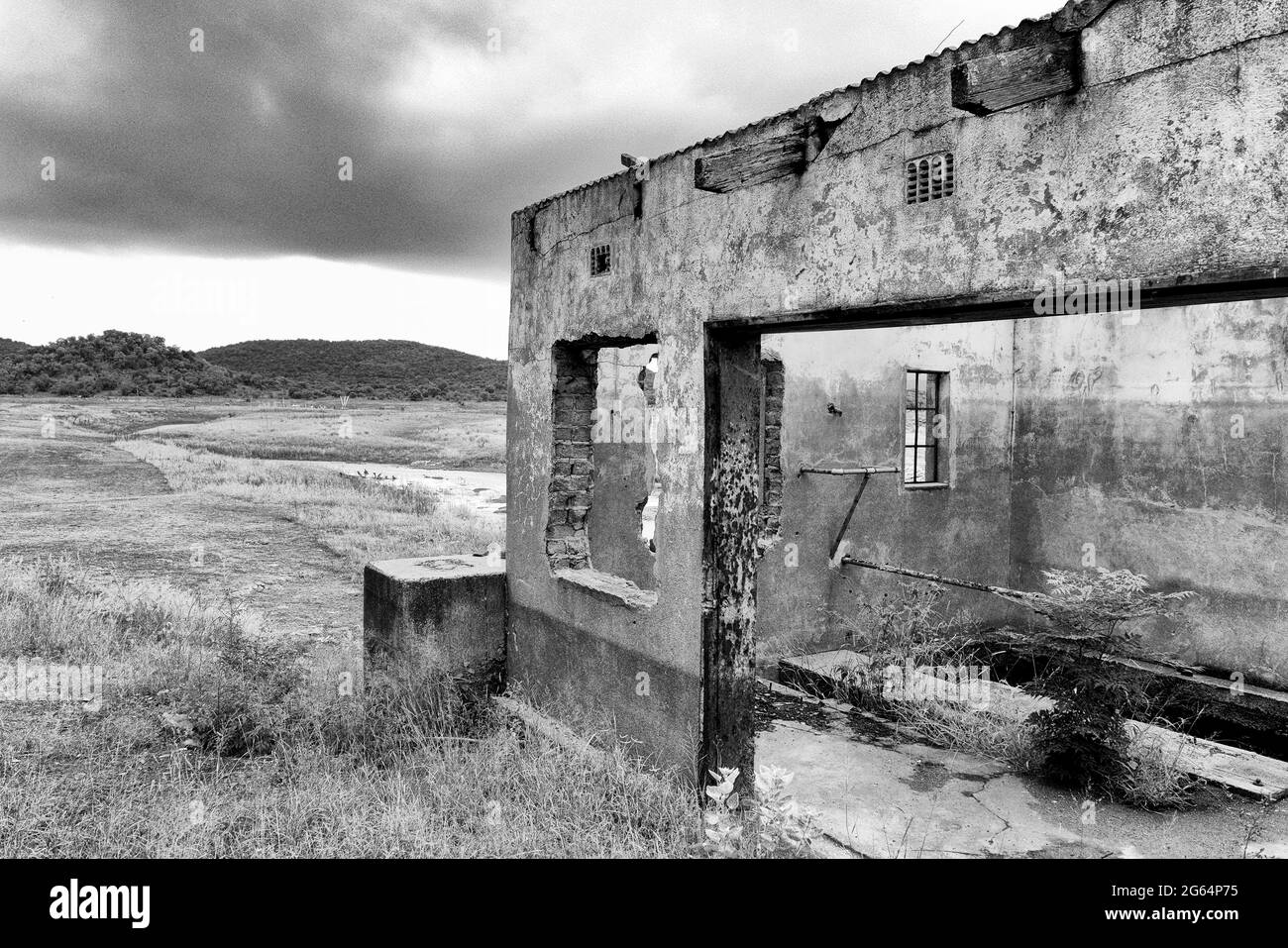 Botswana homes Black and White Stock Photos & Images - Alamy