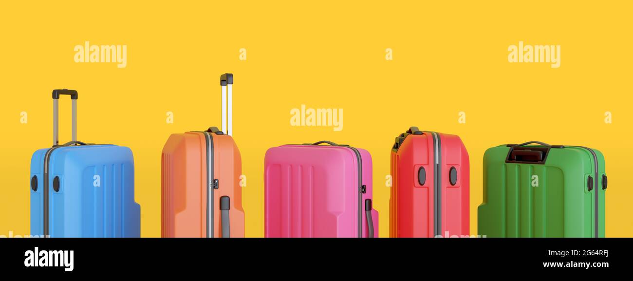 Colorful suitcases hi-res stock photography and images - Alamy