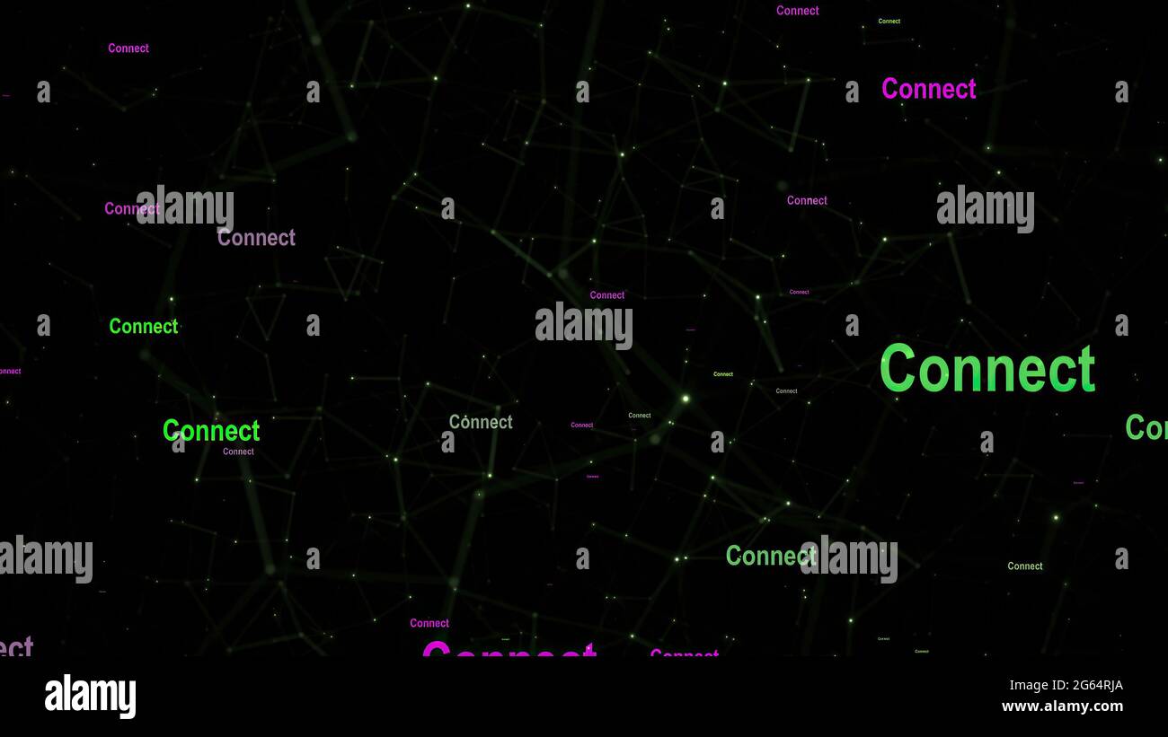 Connect text against technology background Stock Photo - Alamy