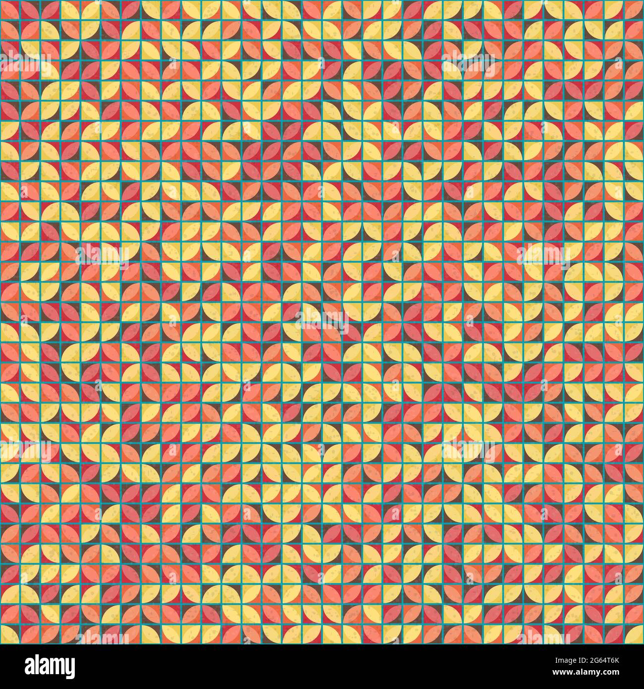 Abstract Geometrical generative computational art illustration Stock ...