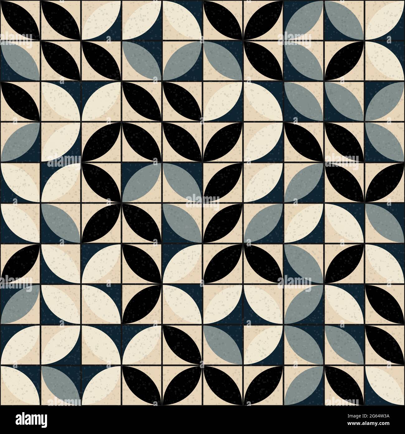 Abstract Geometrical generative computational art illustration Stock ...