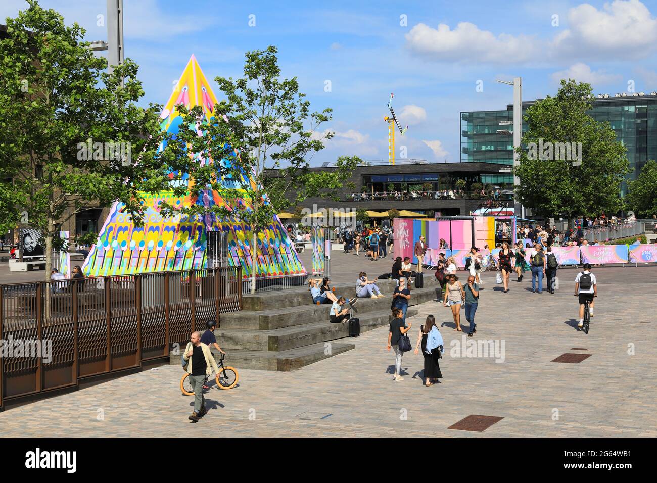 Proud Little Pyramid next to Everyman Summer Love, the free open air ...