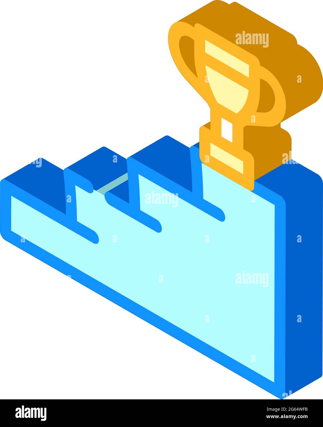 sport competition win isometric icon vector illustration Stock Vector ...