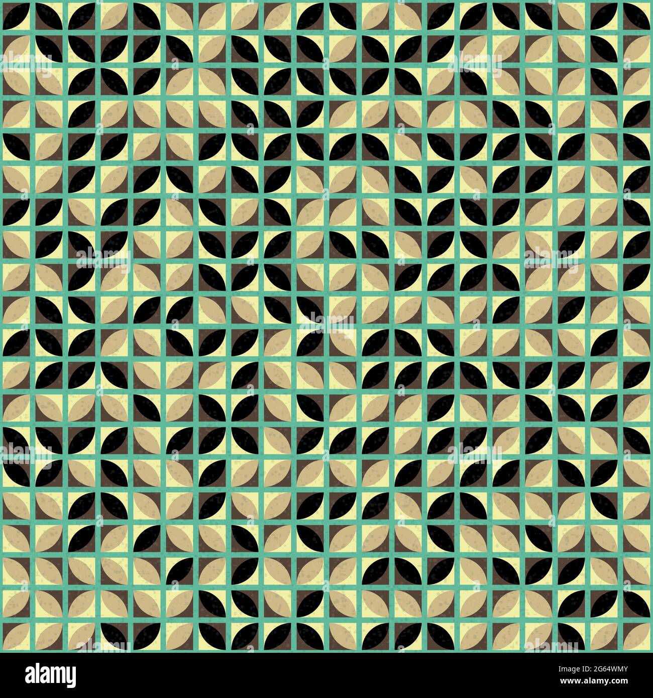 Abstract Geometrical generative computational art illustration Stock ...