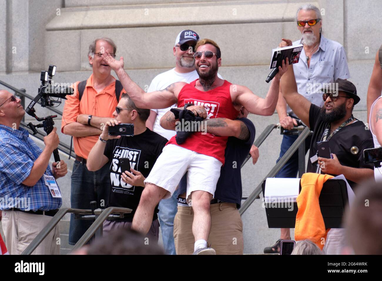 Canadian Freedom activist Chris Sky (AKA Chris Saccoccia) removed by ...