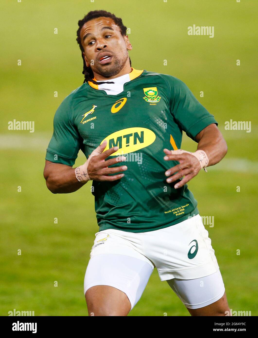 South Africa's Rosko Specman during the Summer International test match ...