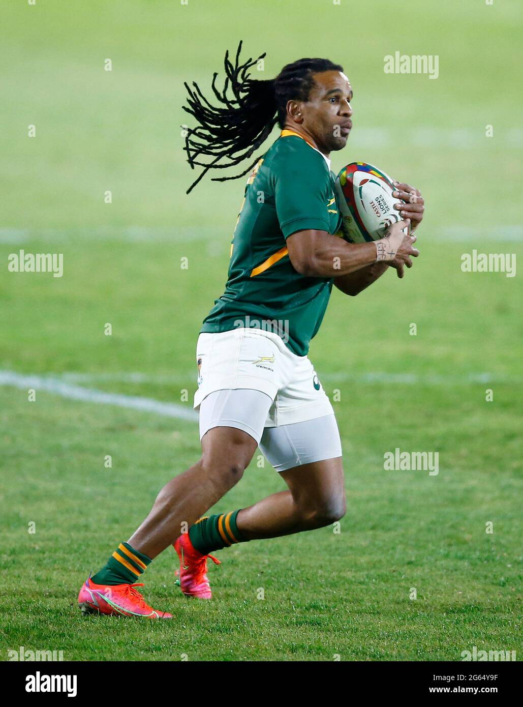 South Africa's Rosko Specman during the Summer International test match ...