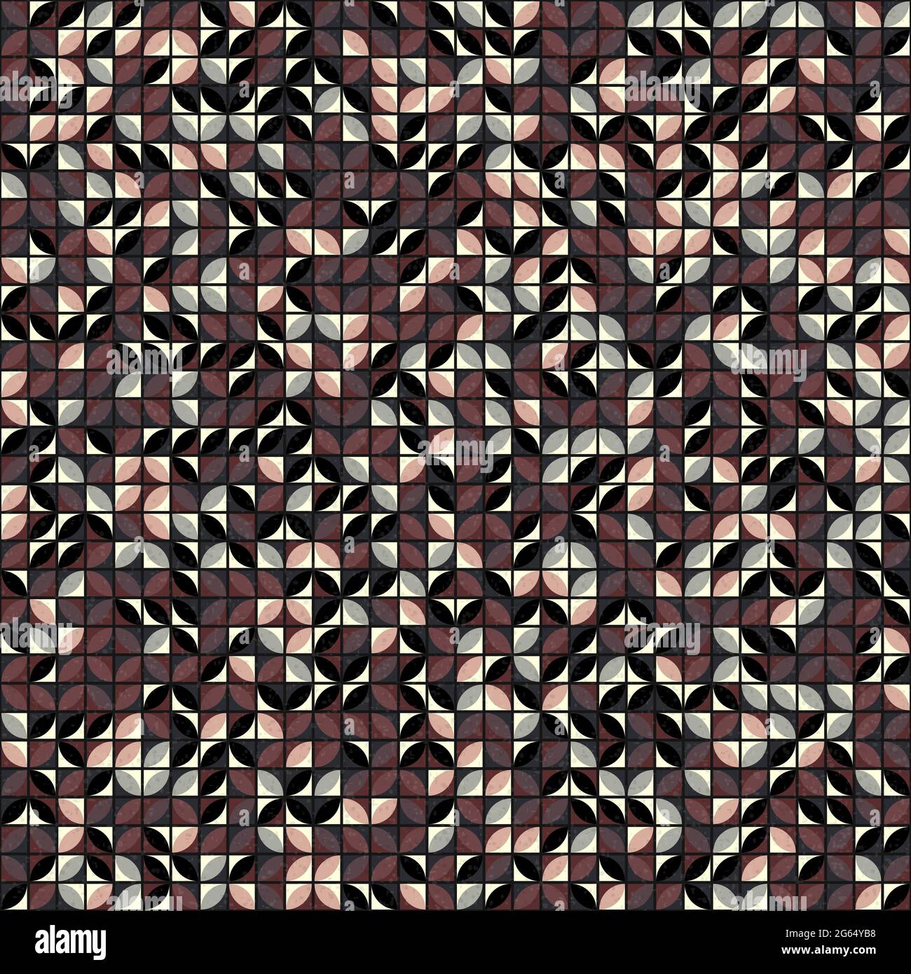 Abstract Geometrical generative computational art illustration Stock ...