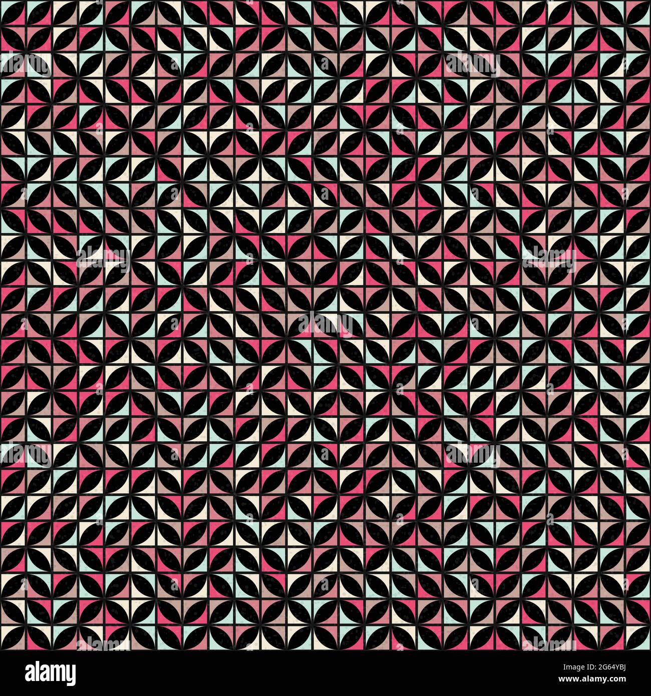 Abstract Geometrical generative computational art illustration Stock ...