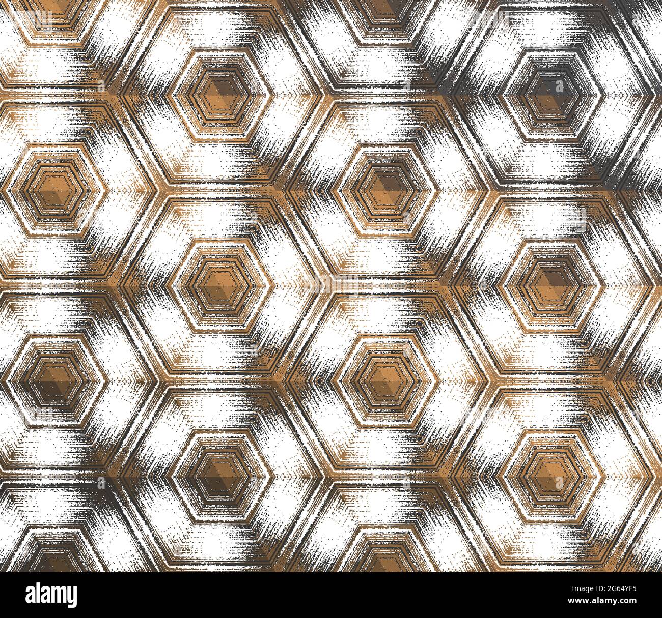 Geometric abstract white and dark gray with metallic copper texture ...
