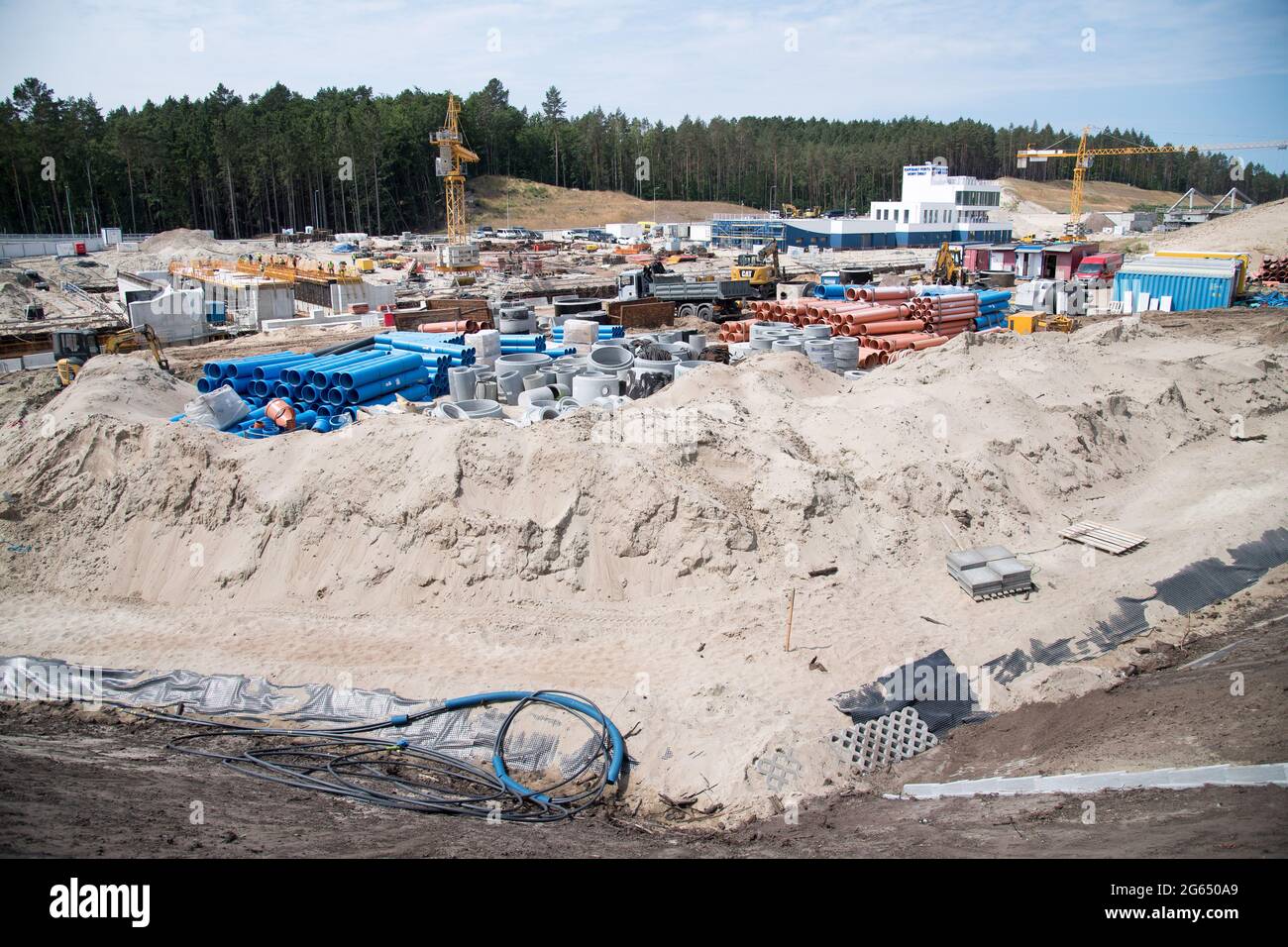 Polish construction site hi-res stock photography and images - Alamy