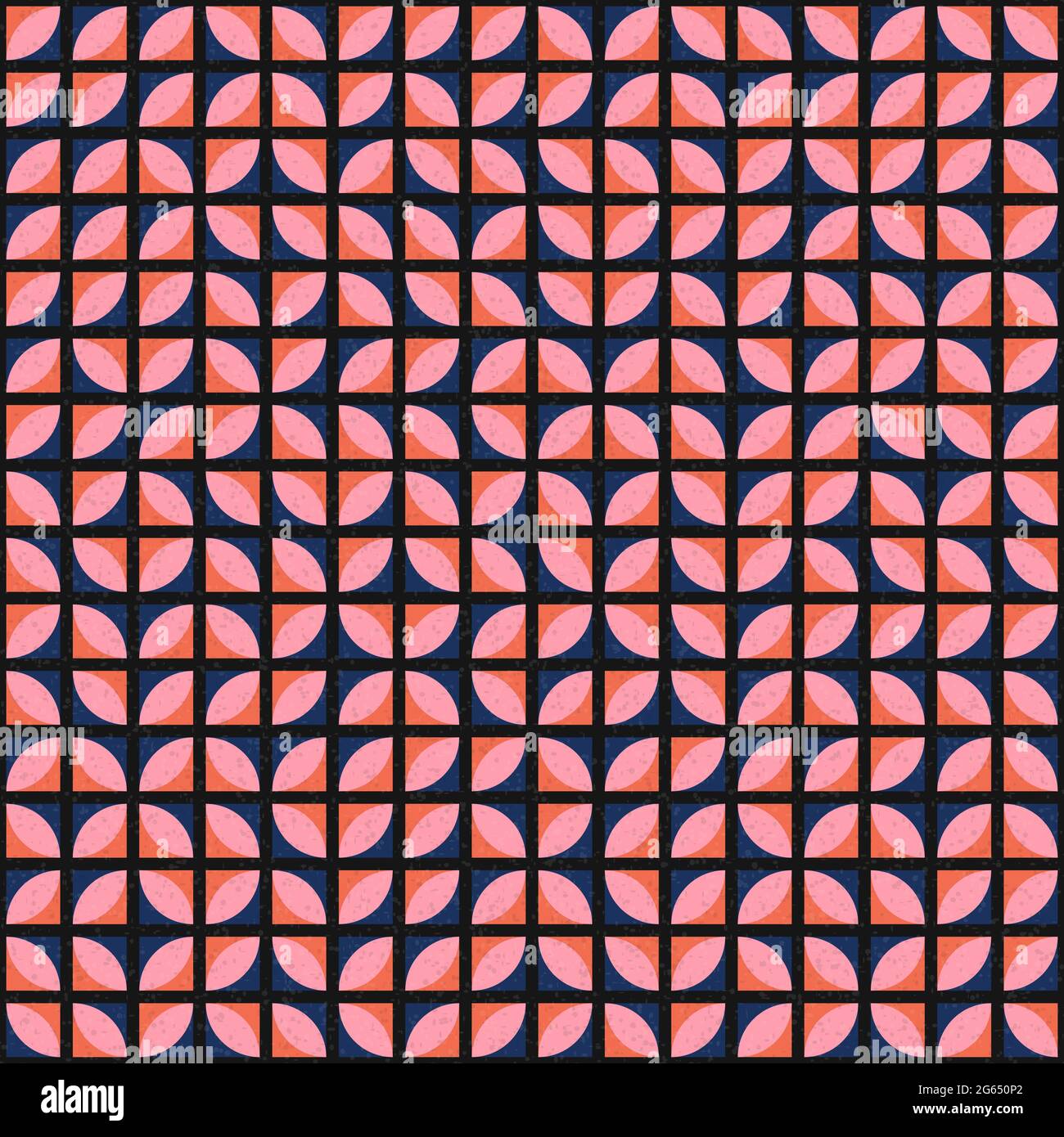Abstract Geometrical generative computational art illustration Stock ...