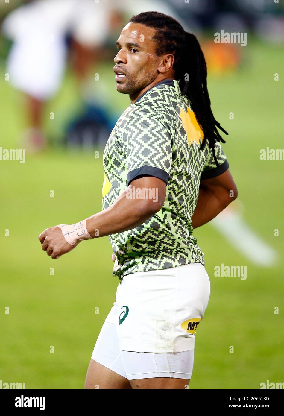 South Africa's Rosko Specman before the Summer International test match ...