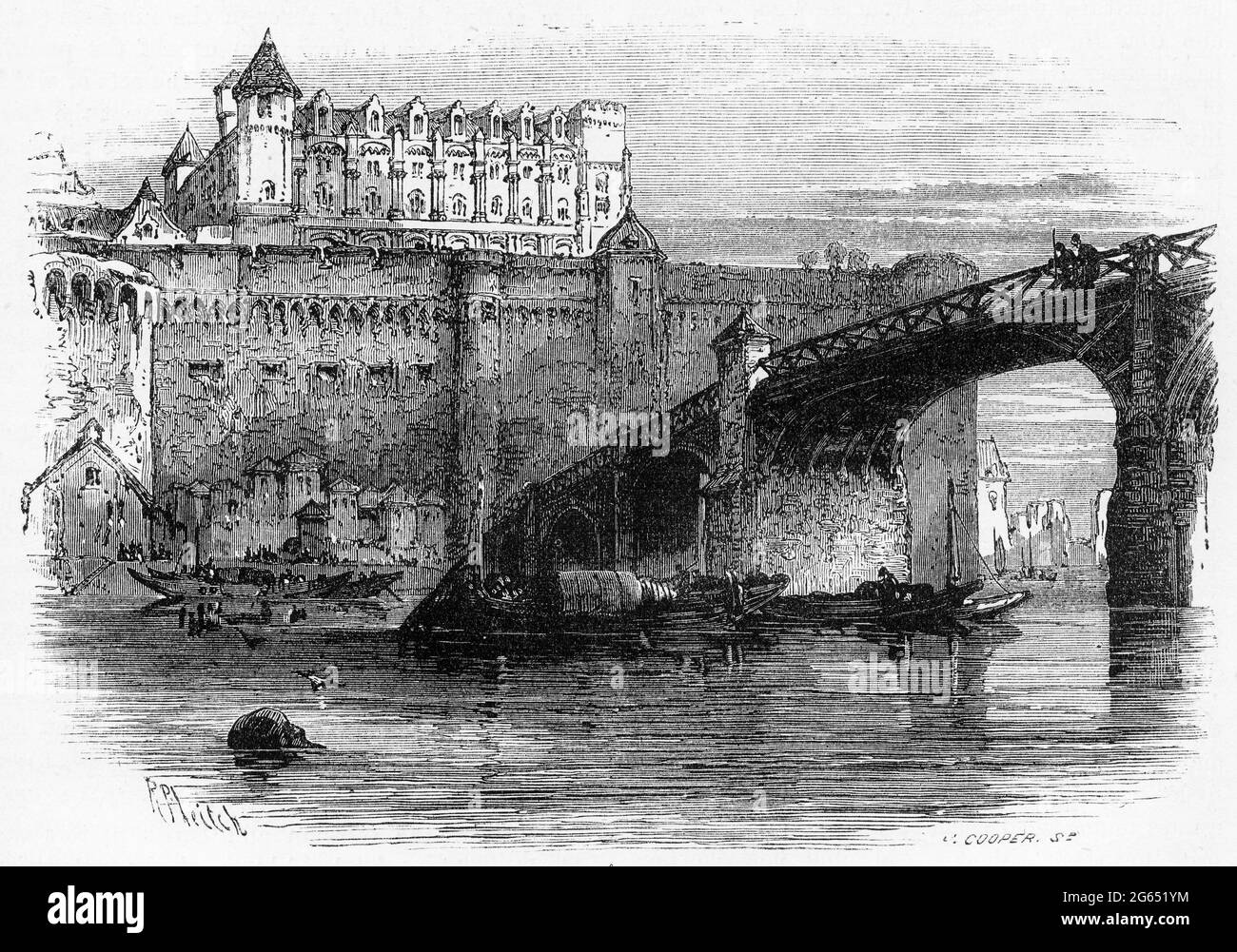 French chateau drawing hi-res stock photography and images - Alamy