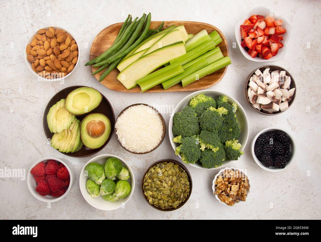 A Background of Fresh Fruits and Vegetables and Non Animal Protiens a ...