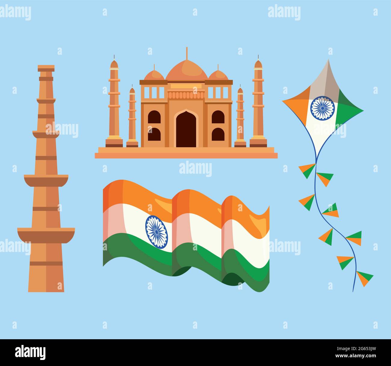 Indian symbol collection Stock Vector Image & Art - Alamy