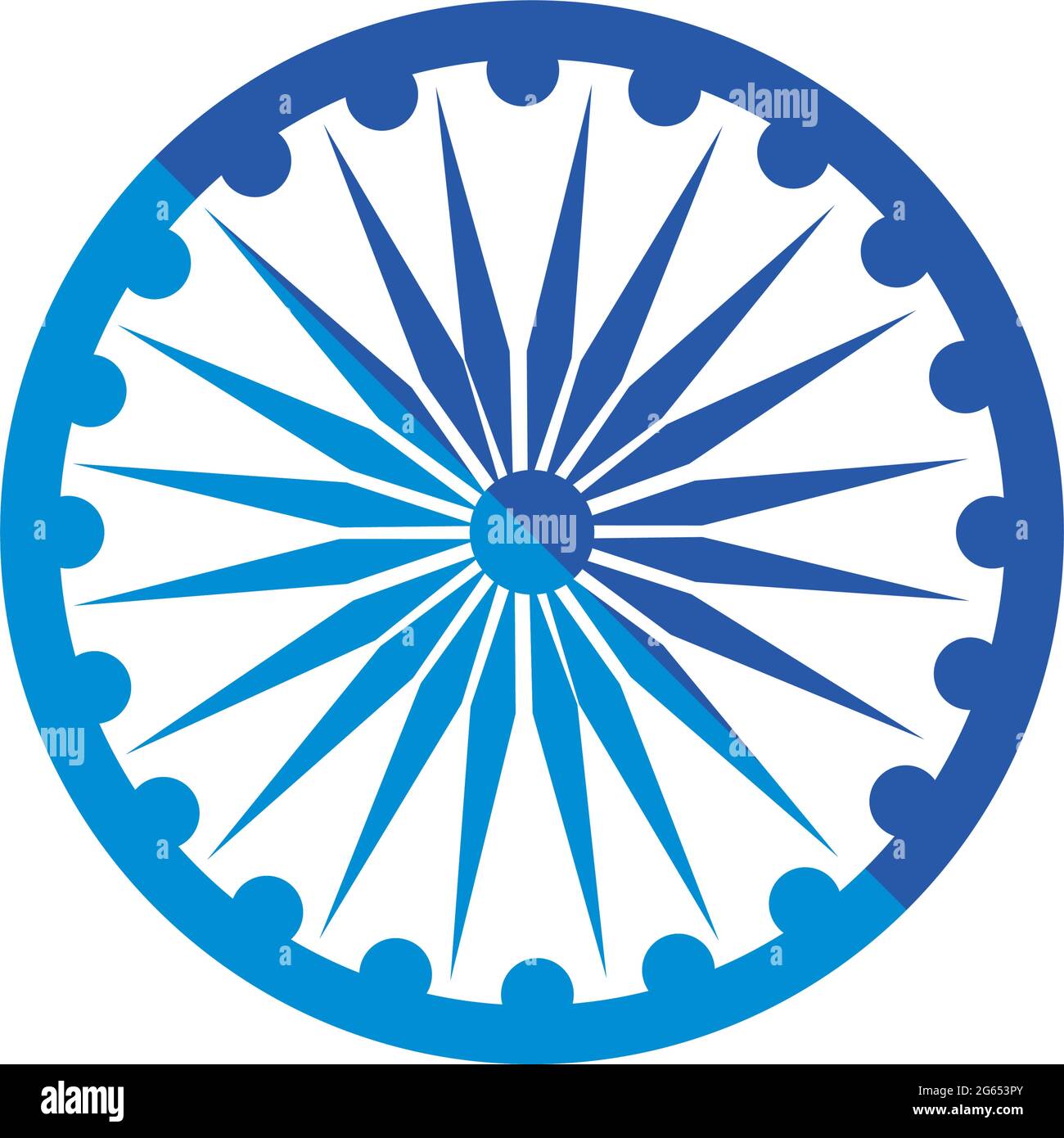Indian Ashoka Chakra Stock Vector Image And Art Alamy
