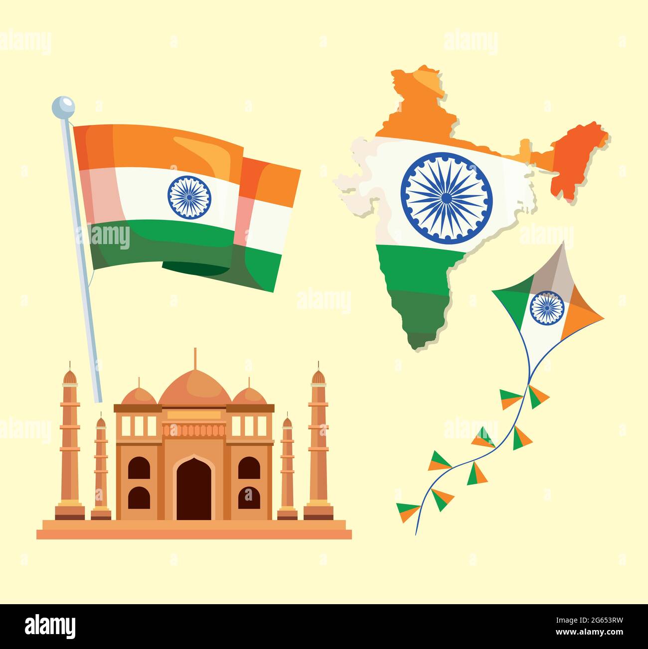 Indian symbol set Stock Vector Image & Art - Alamy