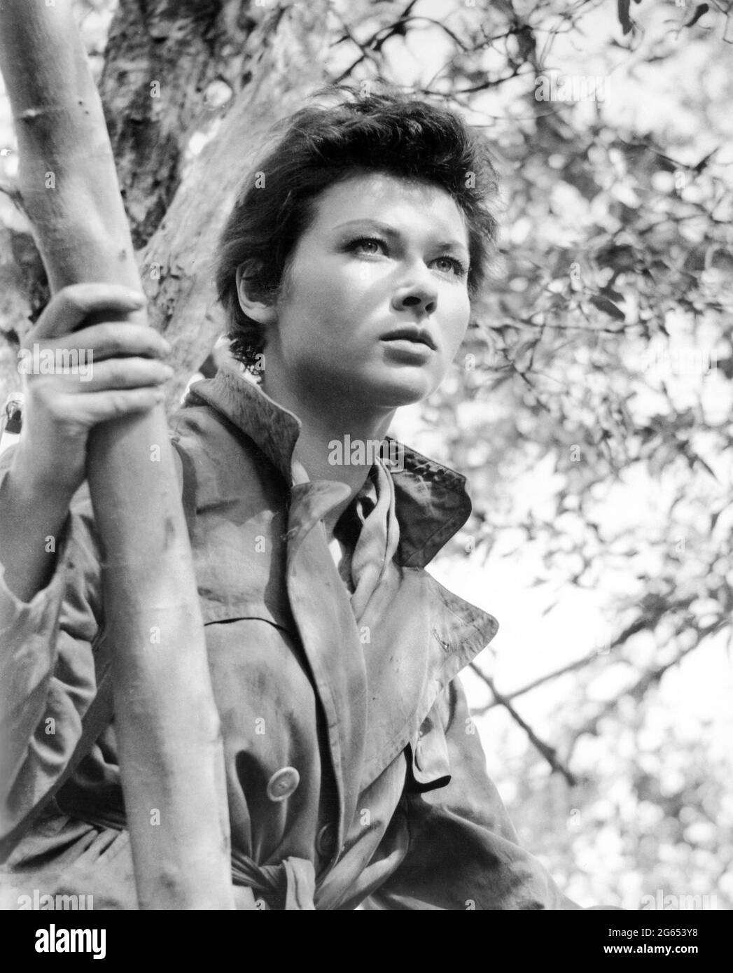 Gia Scala, Head and Shoulders Portrait, on-set of the Film, "the Guns ...