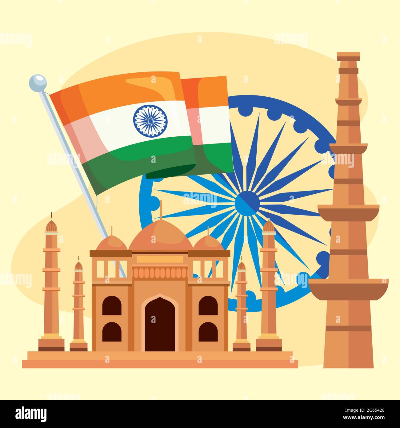 india independence day icon set Stock Vector Image & Art - Alamy