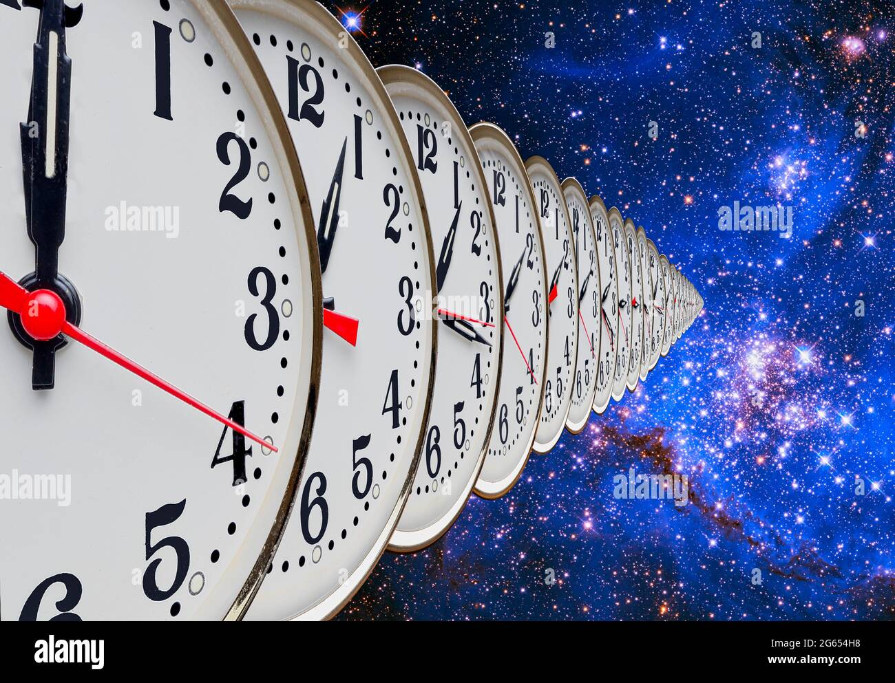 Time travel, conceptual illustration Stock Photo - Alamy