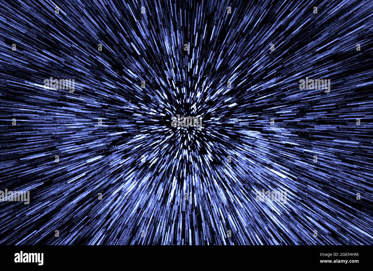 Speeding through space, conceptual illustration Stock Photo - Alamy