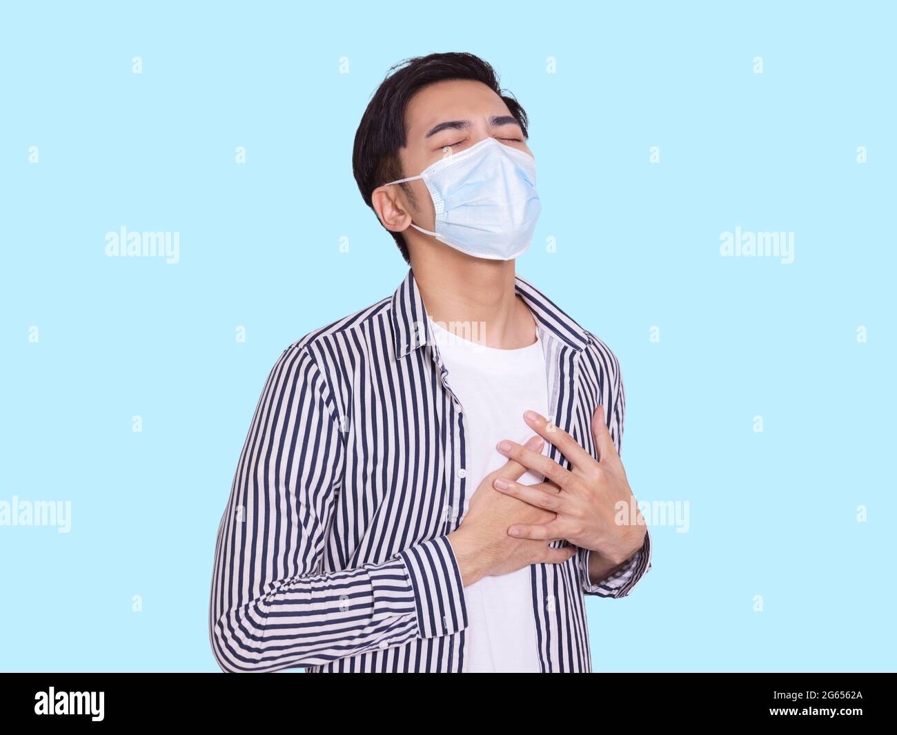 Difficulty breathing hi-res stock photography and images - Alamy