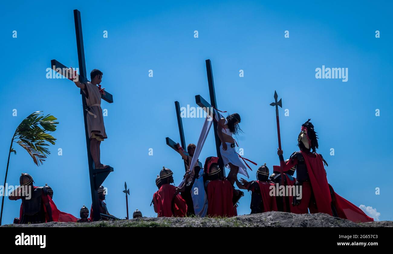 Celebration of lent or "Kwaresma" in CUTUD, Pampanga includes re ...