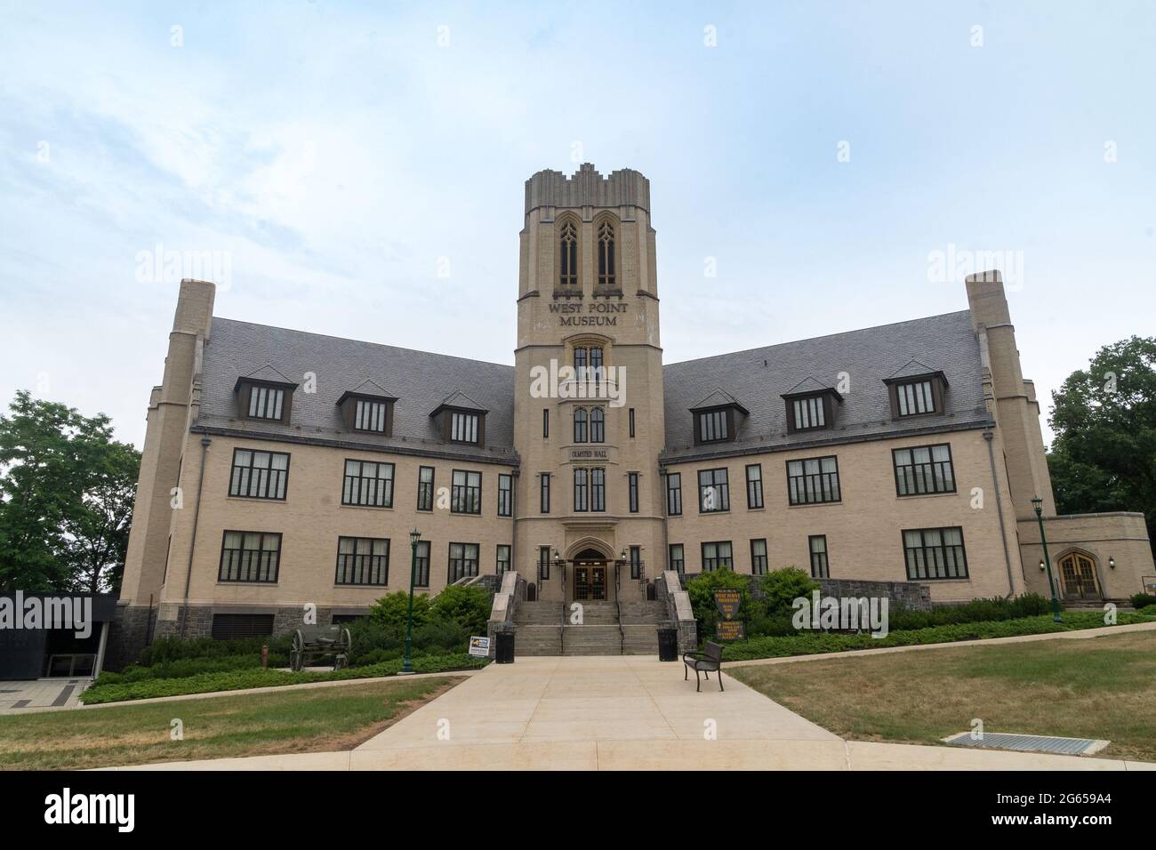 West Point, NY - USA - July 1, 2021: Landscape view of West Point ...