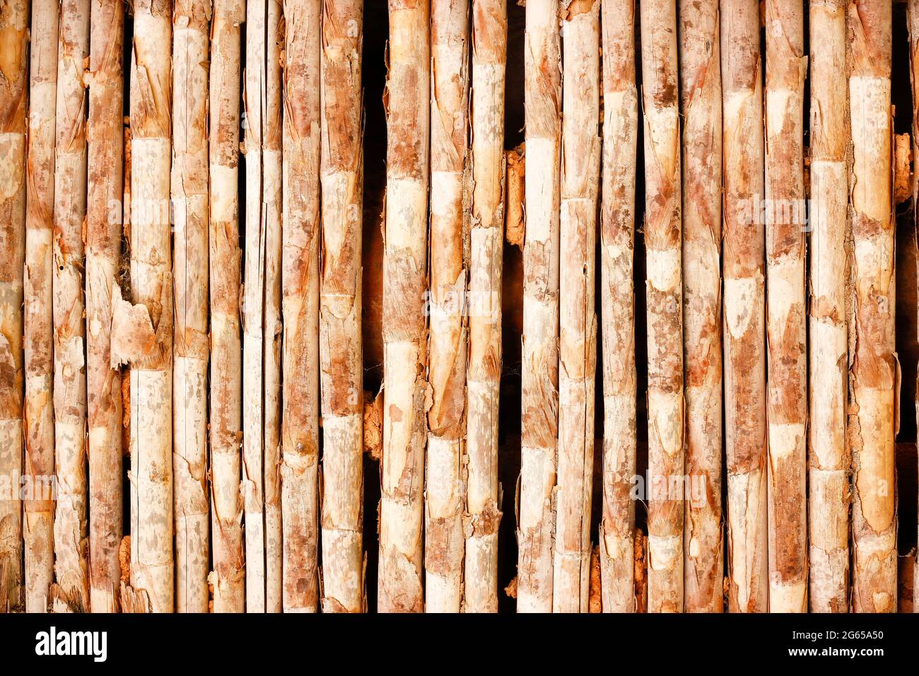 traditional contrition structure of roofs in colombia, wood texture ...