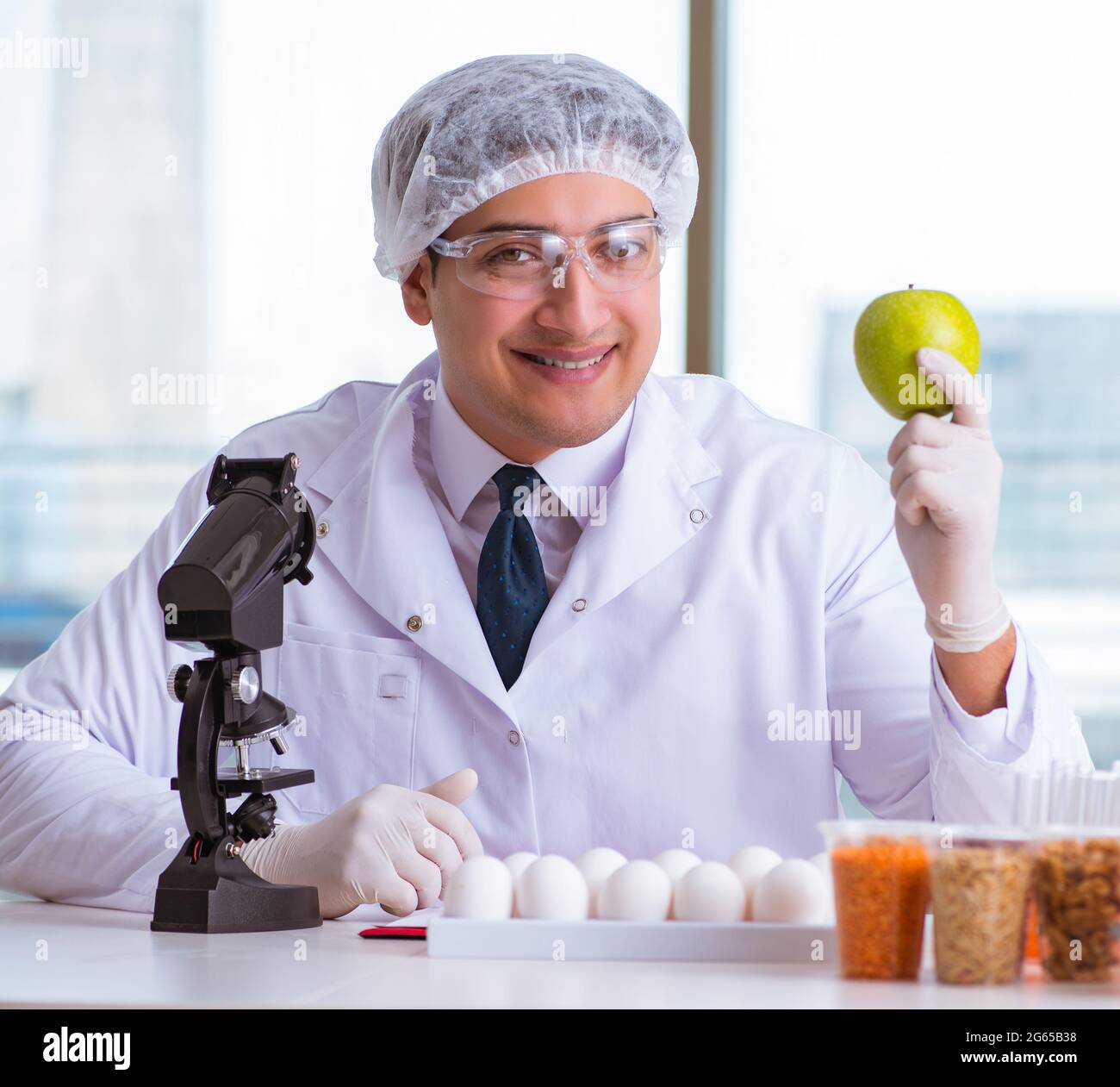 The nutrition expert testing food products in lab Stock Photo - Alamy