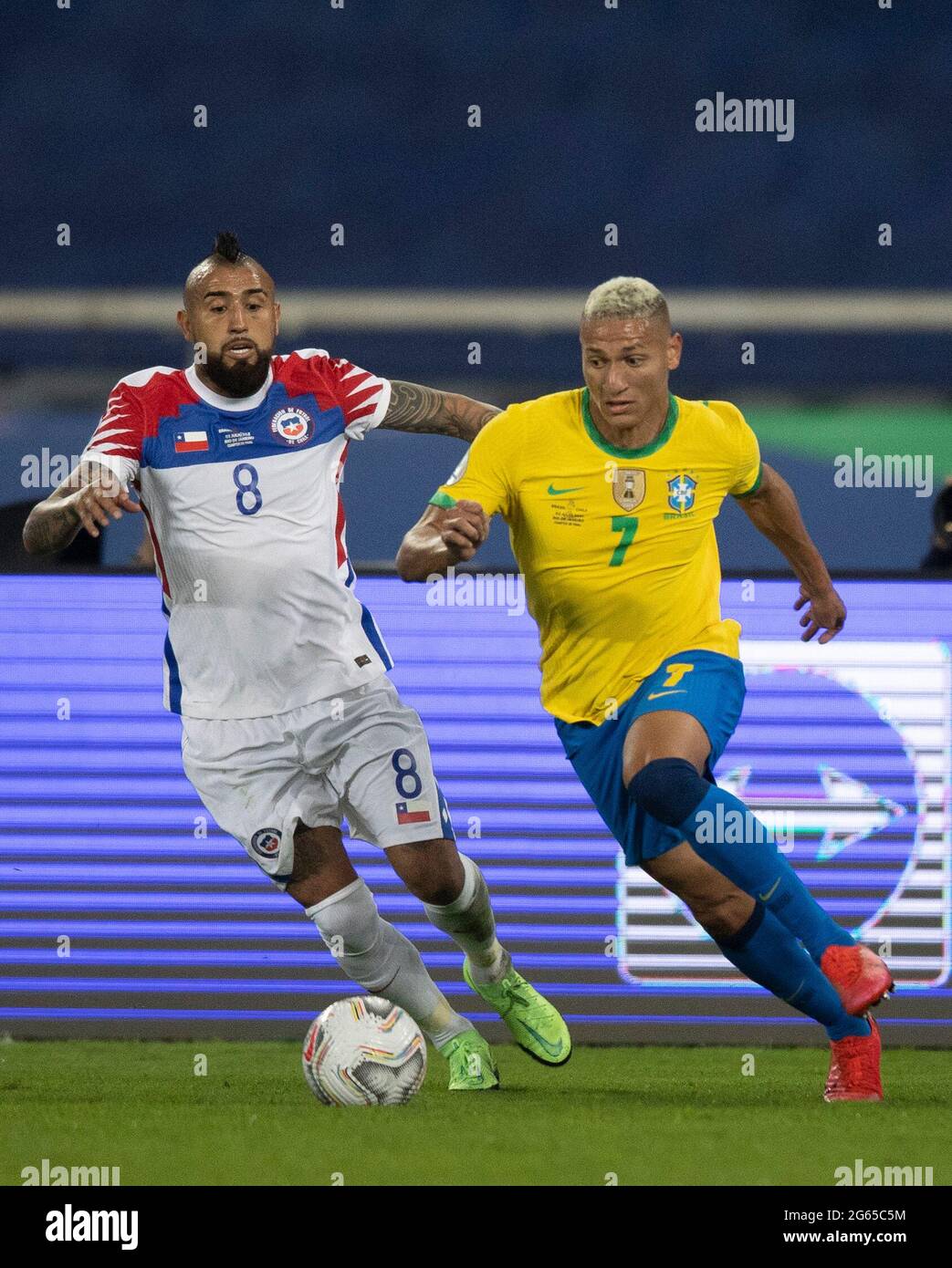 2nd July 2021; Nilton Santos Stadium, Rio de Janeiro, Brazil; Copa ...