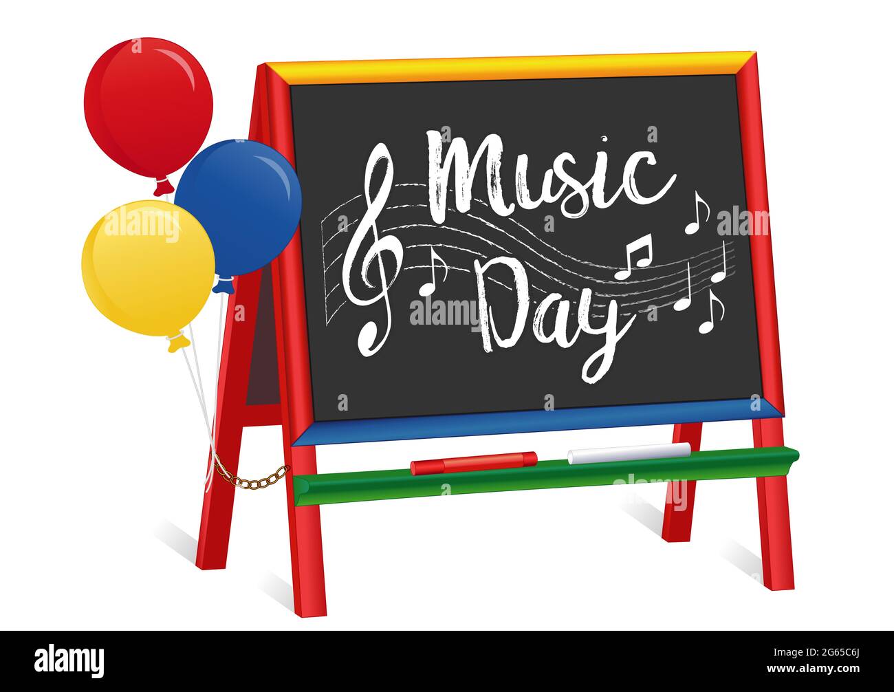 Music notes and treble clef hi-res stock photography and images - Alamy
