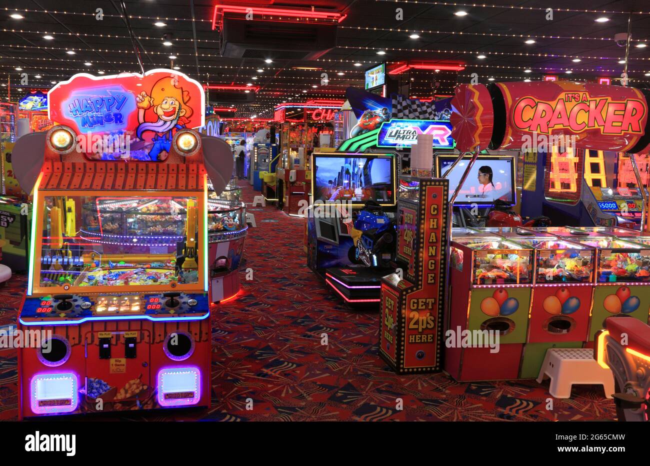 The Pier, amusements, interior, family entertainment, Hunstanton Pier ...