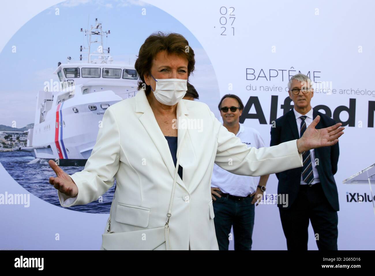 French Minister of Culture Roselyne Bachelot seen during the ...