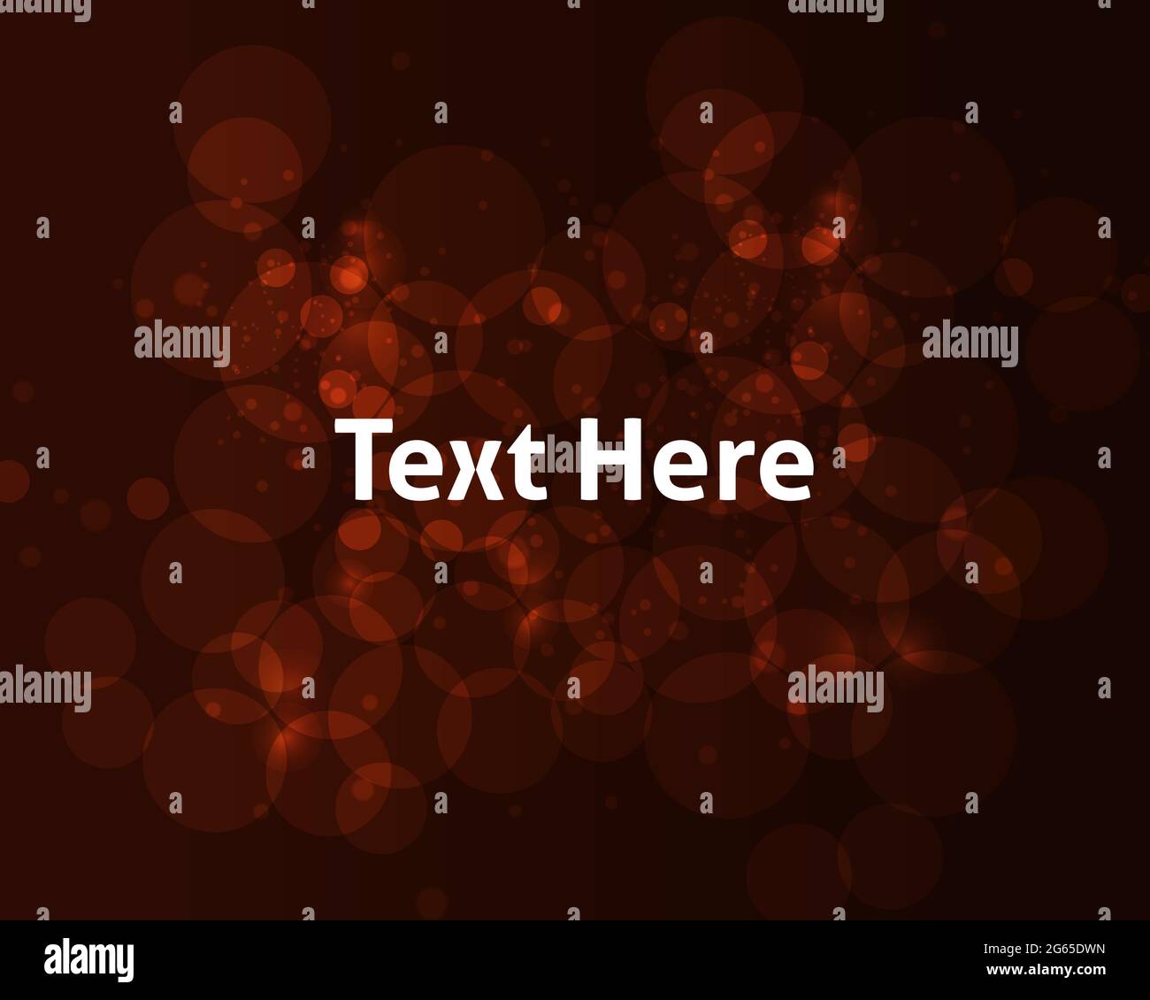 graphic illustration of red tone circle background with white text here ...