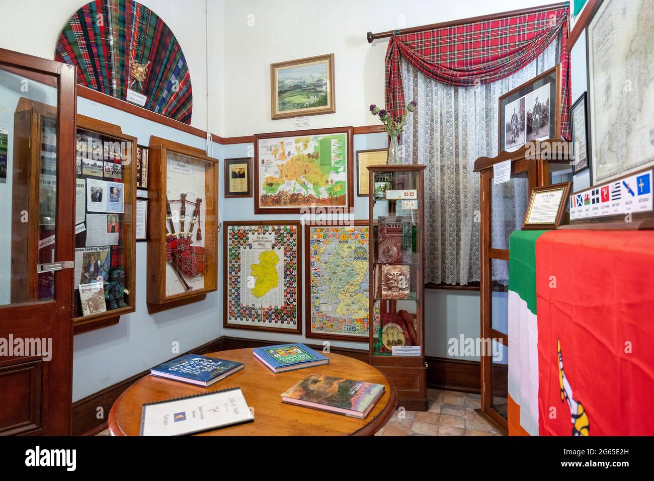 Celtic heritage display in Land of the Beardies History House Museum ...