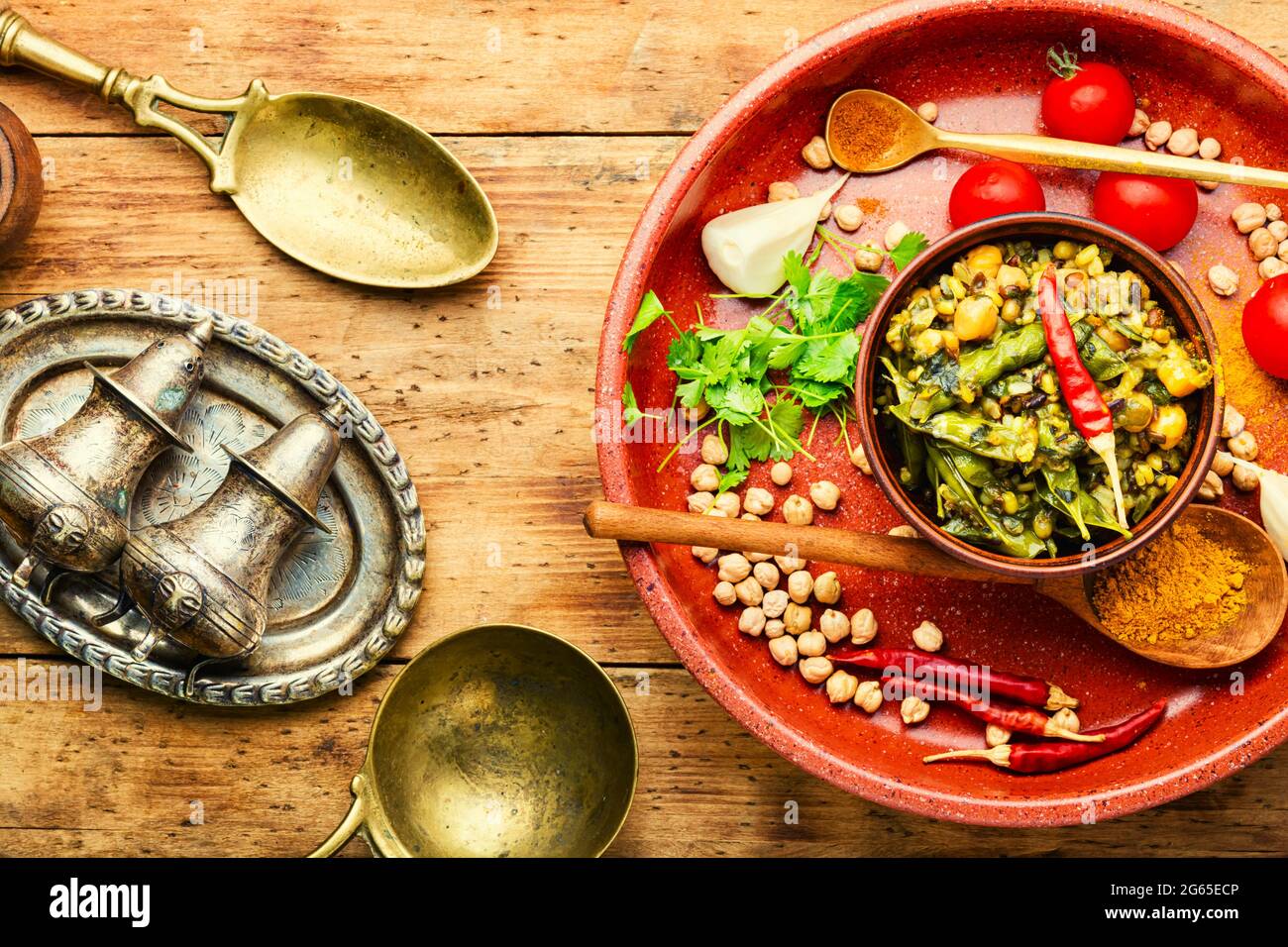 Kitchari,stewed rice with mash and spices fried in oil Stock Photo - Alamy